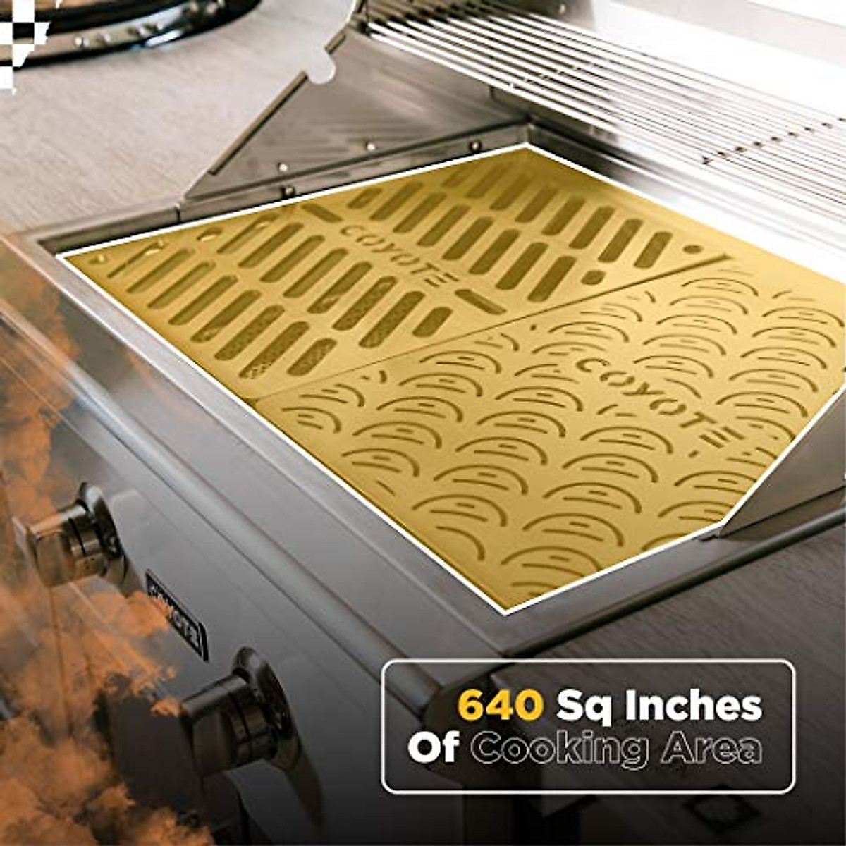 Coyote C-Series 28-in. Propane Gas Grill, 2-Burner Freestanding Grill, 40,000 BTUs  - C1C28LP-FS