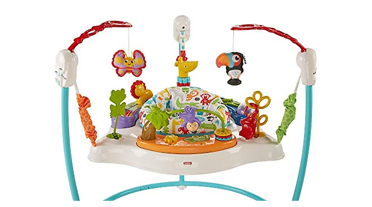 Fisher-Price Baby Jumperoo with Music & Lights - Develop Motor Skills