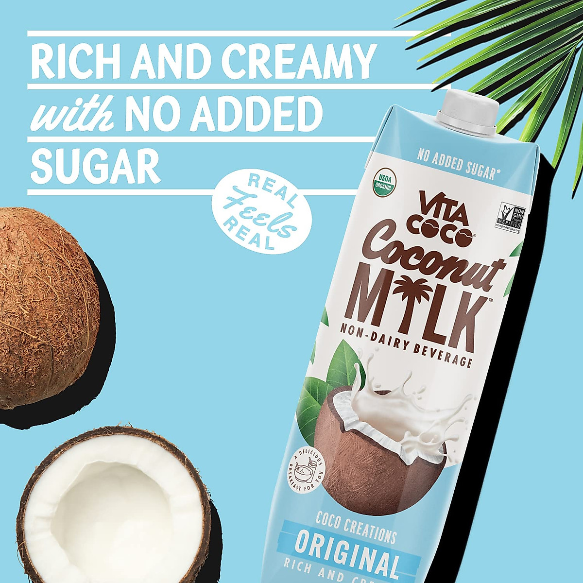 Vita Coco Coconut Milk, Dairy-Free, Gluten-Free - 33.8 Fl Oz, Pack of 6