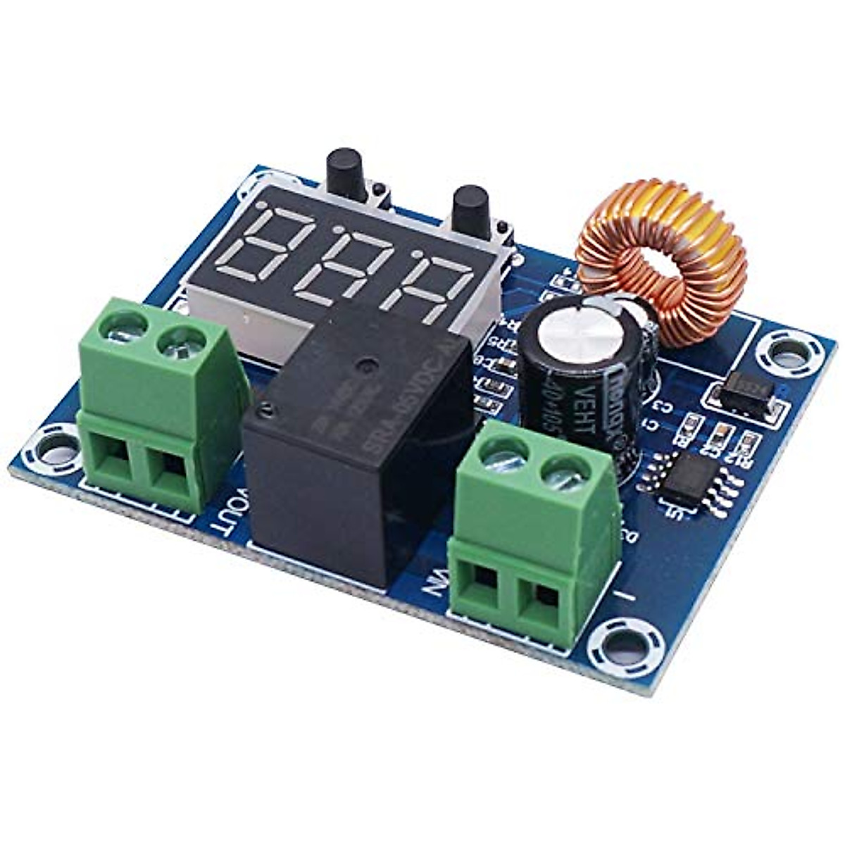 weideer XH-M609 Low Voltage Disconnect Protection Module Digital Display Over-Discharge Circuit Protection Module for DC 12V-36V Battery XH-M609