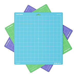 Craft World 3 Pieces Standardgrip Cutting Mats 12x12 for Cricut Maker 3/Maker/Explore 3/Air 2/Air/One, Sturdy Cutting Mats for Crafts