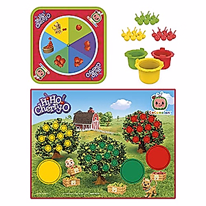 Hasbro Gaming Hi Ho Cherry-O: CoComelon Edition Board Game, Counting, Numbers, and Matching Game for Preschoolers, 2-3 Players, Ages 3+ (Amazon Exclusive)