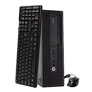 HP Business Desktop EliteDesk 800 G2 Desktop Computer - Intel Core i7 (6th Gen) i7-6700 3.40 GHz - 8 GB DDR4 RAM - 500GB HDD - DVDRW - Windows 10 Pro (Renewed)