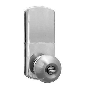 MiLocks DKK-02SN Indoor Electronic Touchpad Keyless Entry Door Lock, Satin Nickel