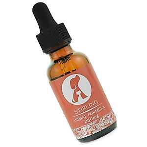 Stirling Powerful Hemp Oil for Dogs and Cats - Helps Relieve Pain and Sore Muscles - Reduces Dog and Cat Separation Anxiety - Calming - Relief - No Drowsiness - 250mg
