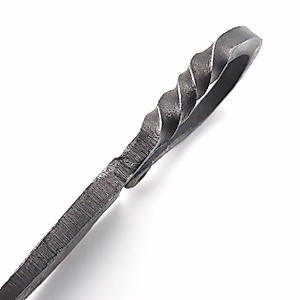 HUNTING HUNTS Celtic Pocket Blade Knife, Hand Forged Fixed & Hardened Blade Knives, Vintage Art Collection Cool Pocket Knife, Unique Gifts for Men, Carbon Steel with Sheath