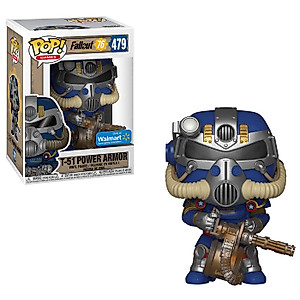 Pop! Funko 479 Fallout 76 - Blue Tricentennial Power Armor (Walmart Exclusive)