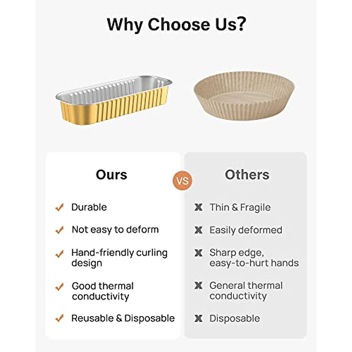 Kootek Mini Loaf Pans with Lids, 50 Pack Disposable Rectangle Mini Aluminum Foil Cake Pans Tins for Baking Mini Loaf Brownie Bread Cake Ramekins