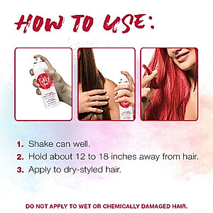 Punky Temporary Hair Color Spray, Cougar Red, Non-Damaging Spray-On Hair Dye Instant Vivid Hair Color, 3.5 oz, 2-Pack