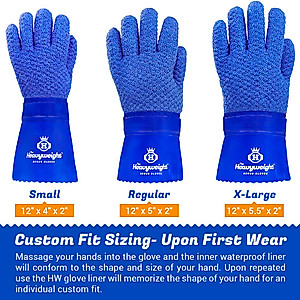 The Heavyweight Scrub Gloves – Blue - Regular