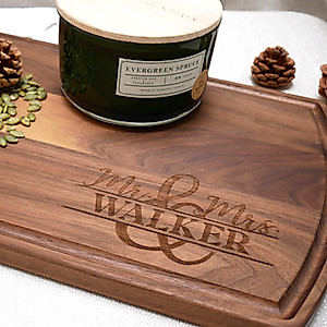 Engraved Cutting Boards Personalized Wooden Gift for Kitchen - Unique Custom Designs & Different Sizes - Personalized Engraved Wood Custom Cutting Boards for Weddings, Anniversaries & Housewarmings