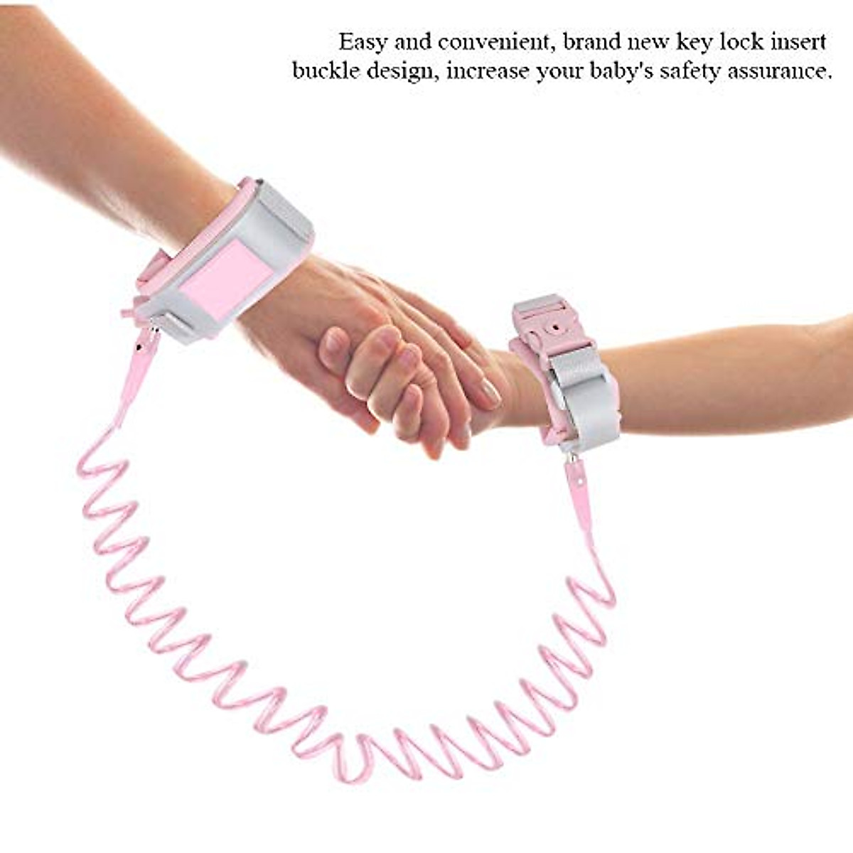 Anti Lost Wrist Link, 6.6ft Harness Strap Rope Backpack Leash Walking Hand Belt Wristband for Toddlers Kids,Baby Bottle Holder, Universal Bag and Other Accessories