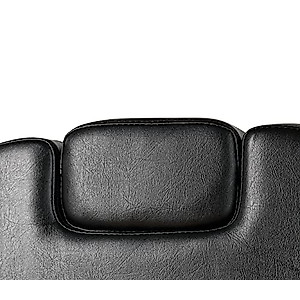 Beautymega Black Hydraulic Pump Styling Chair 360 Degrees Swivel Barber Chair Salon Spa Reclining Beauty Chair