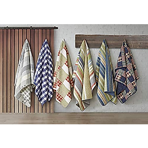 Eddie Bauer - Queen Quilt Set, Cotton Reversible Bedding with Matching Shams, Lightweight Home Decor for All Seasons (Swiftwater Charcoal, Queen)