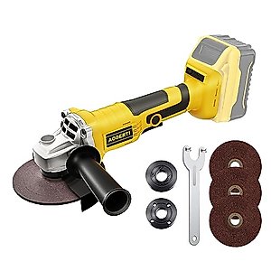 Cordless Angle Grinder for DEWALT 20V Max Battery, 10000RPM Brushless Motor Grinder Tool, 4-1/2'' Blade, Electric Grinders Power Tools with Grinding Wheels, Flap Disc and Auxiliary Handle (Tool Only)