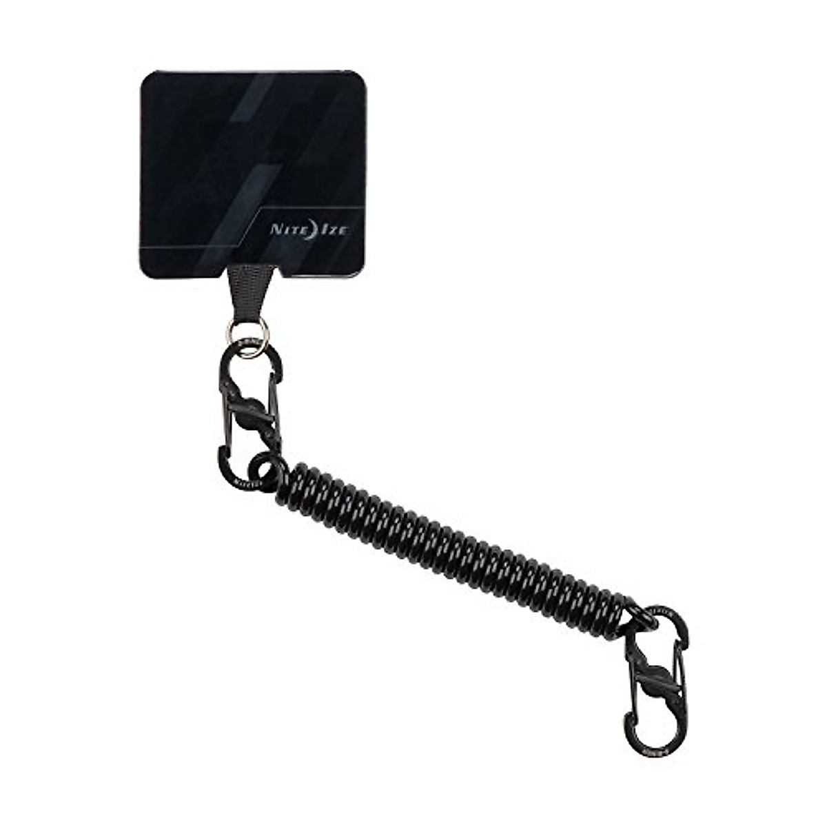 Nite Ize Hitch Plus Tether - Phone Case Anchor and Tether for Drop Protection - Black (HPAT-01-R7)