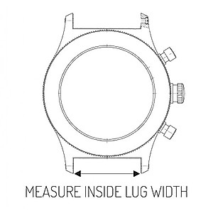 Link- watch adapter compatible with LEATHERMAN TREAD LT - Black (Lug size 26mm, Black, TREAD LT)