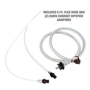 OEMTOOLS 24936 8 Quarts (2 Gallons) Manual Fluid Extractor, Oil Extractor Pump, Automotive Fluid Extractor for Various Oils and Fluids, Oil Pump Extractor