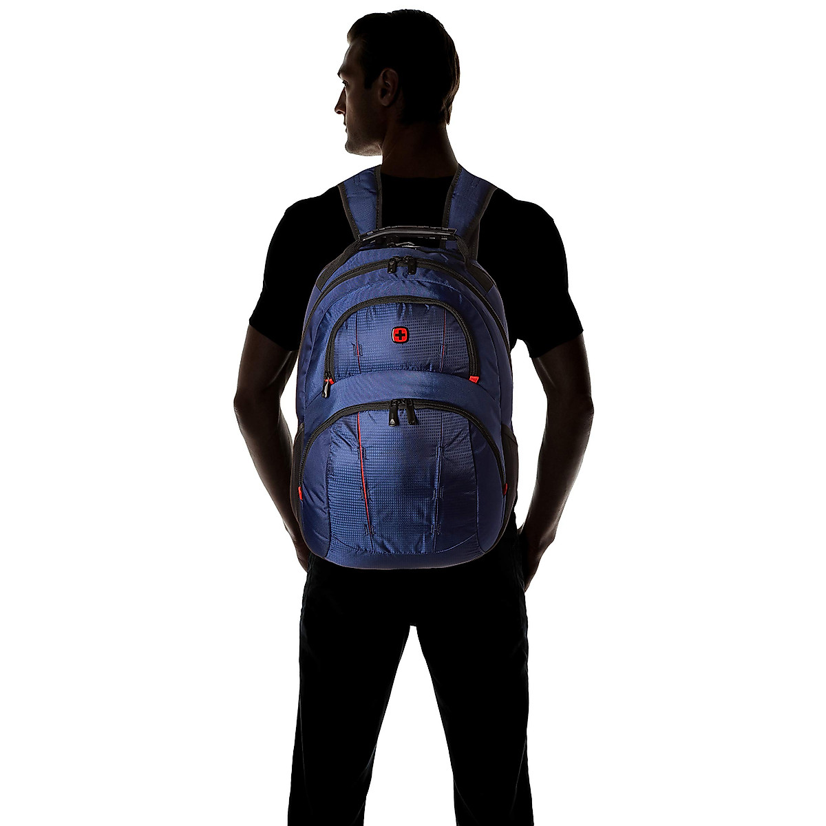 Wenger Tandem 16-Inch Laptop Backpack, Navy, Regular (610880)