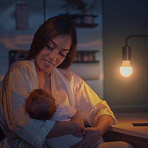 Nite-Nite Light Bulb. Natural Baby Sleep Aid. Promotes Healthy Sleeping Habits for Baby and Mother | Certified by The National Parenting Center. 3 Watt Dimmable, Amber Color - Flicker Free Pack of 1