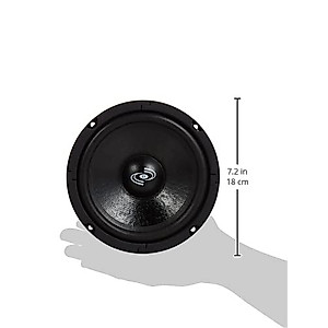 PYLE-PRO 6.5 Inch Car Midbass Woofer - 250 Watt High Powered Car Audio Sound Component Speaker System w/High-Temperature Aluminum Voice Coil, 70Hz-9kHz Frequency, 92 dB, 8 Ohm, 25 oz Magnet PDMW6