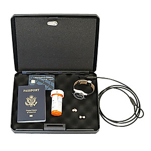 FSDC (Firearm Safety Devices) – FSDC-MLC9000 Keyed Lockable Steel Case with Security Cable – Heavy-Duty Powder Coated Steel