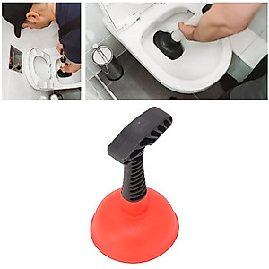 Gigicial Sink Plunger Sink and Drain Plunger Powerful Plunger Unclogging Tool for Kitchen Sink, Shower, Bathroom Drains, Bath(red)