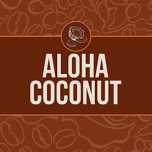 Boston’s Best Gourmet Coffee – Aloha Coconut Flavored Coffee – Medium Roast – Single Serve Coffee Pods, Compatible with Keurig Brewers – 42 Pods