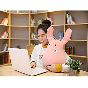 IOPBOT Anime Toilet-Bound Hanako-kun Mokke Plush Doll Pillow Yashiro Nene Jibaku Shōnen Hanako-kun Chain Pendant Toy 17〃 Cartoon Doll (Rose Red, 17〃)