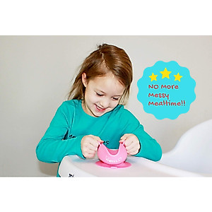 Juju World 3 Baby Bowls with High Suction Base Set - Great for Feeding Kids & Toddlers - Fridge, Microwave & Dishwasher Compatible - Eco-Friendly, BPA Free Silicone