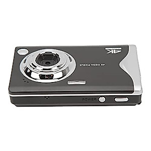 HD Digital Camera, 3.0in LCD, 48MP, 4K Video, 16X Zoom, Anti Shake, Beauty Mode, Portable with Fill Light for Teens Kids Beginners (Black)