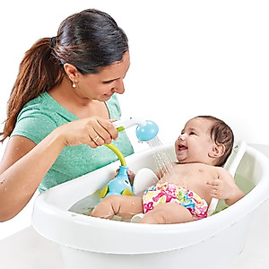 Yookidoo Baby Bath Shower Head - Elephant Water Pump and Trunk Spout Rinser - for Newborn Babies in Tub Or Sink