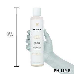 PHILIP B Gentle Conditioning Shampoo, 7.4 fl. oz. (220 ml) - Light-Weight Unscented Cleanser Adds Softness & Shine, With Shea Butter & Vitamin B5