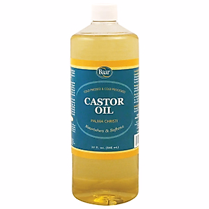 Baar Cold-Pressed, Cold-Processed, Hexane Free Castor Oil, 32 Ounces