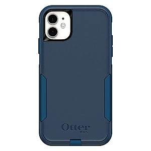 OtterBox iPhone 11 Commuter Series Case - BESPOKE WAY (BLAZER BLUE/STORMY SEAS BLUE), slim & tough, pocket-friendly, with port protection