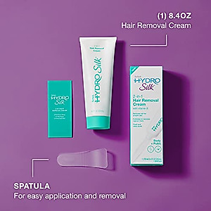 Schick Hydro Silk Hair Removal Cream for Women, Body + Pubic | Depilatory Cream, Bikini Hair Removal Cream