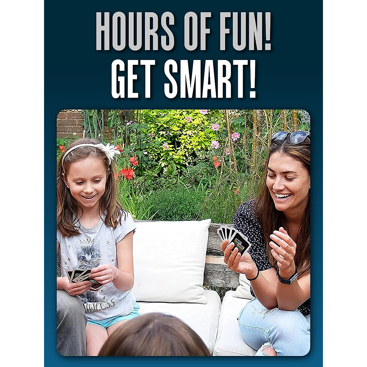 Smart Cards Countries, 7-Games-in-1 (Trumps, Pairs, Guess Who, Happy Families, Rummy, and More)