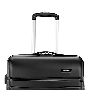 Samsonite Evolve SE Hardside Expandable Luggage with Double Spinner Wheels, Bass Black, 3PC Set (CO/M/L)