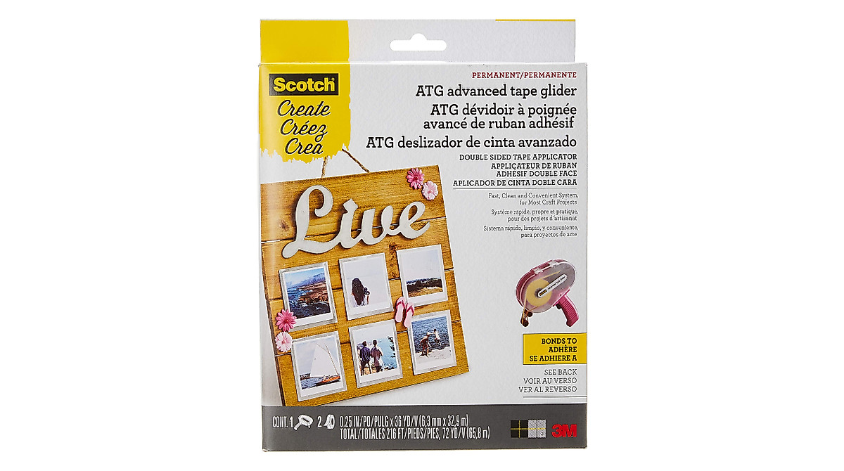 Scotch Advanced Tape Glider Pink Kit - Precise & Mess-Free Bonding
