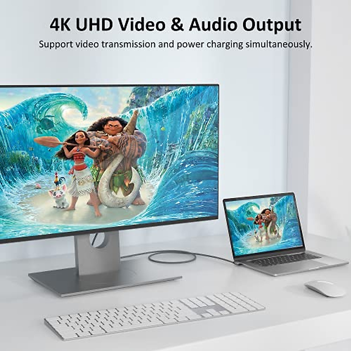 USB C 3.2 Gen2x2 Cable 100W, 20Gbps Updated 90 Degree Right Angle USB C to C 3.2 Cable, 4K@60Hz Video Cord with E-Marker for Thunderbolt 3/4, iPhone 15 Pro, iMac, MacBook, iPad Pro, Dell XPS (1.65 Ft)