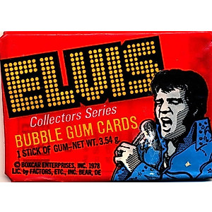 1978 Elvis Presley Unopened Trading Card Pack