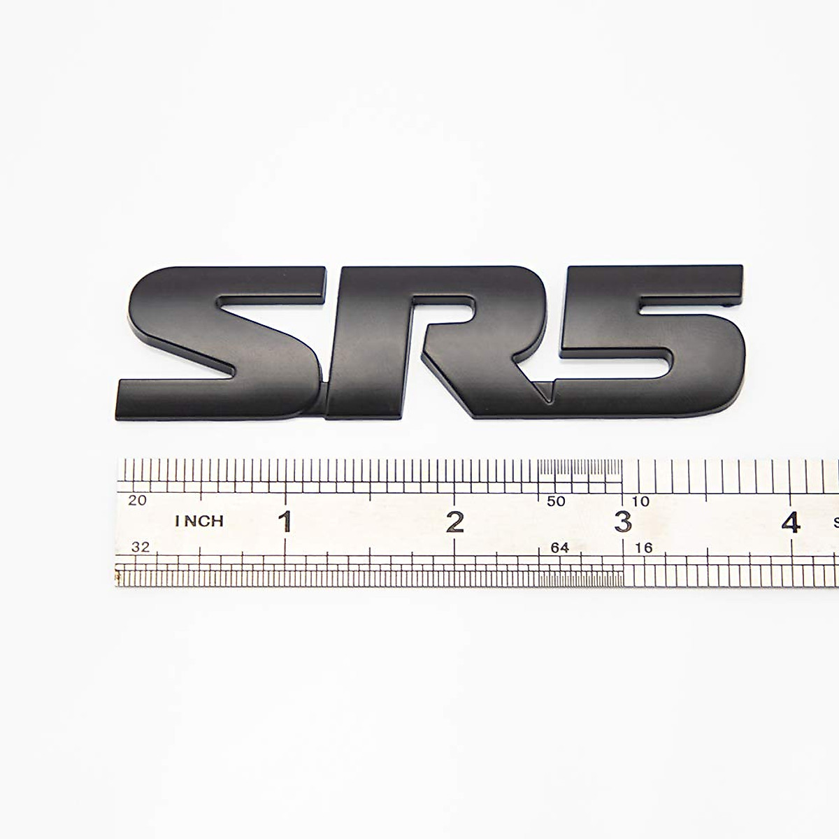 UpAuto SR5 Emblem Side/Rea V6 SR5 Trunk Decal Metal Sticker Badge (Black)