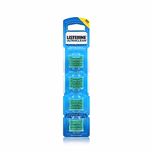 Listerine Ultraclean Access Flosser Refill Heads | Proper & Durable Oral Care & Hygiene | Effective Plaque Removal, Teeth & Gum Protection , PFAS FREE | Mint Flavor, 28 ct, 1 Pack