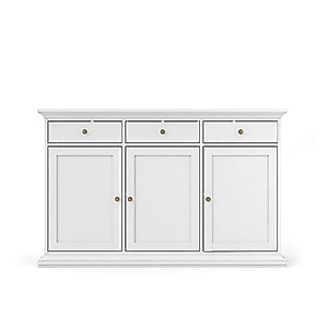 Tvilum Sonoma Sideboard with 3 Doors and 3 Drawers, White