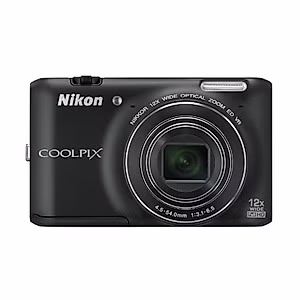 Nikon COOLPIX S6400 16 MP Digital Camera with 12x Optical Zoom and 3-inch LCD (Black) (OLD MODEL)