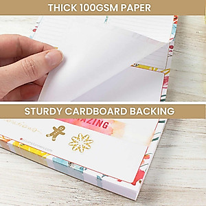 bloom daily planners Teacher To-Do List Daily Planning Pad - Teacher Appreciation Gift & Task Productivity Organizer - School Tear-Off Notepad for Classroom or Homeschool (6” x 9”) - Happy Blooms