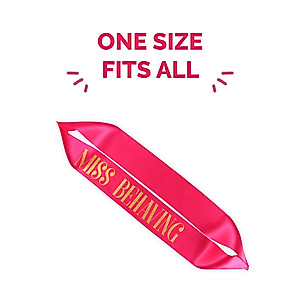 Pop Fizz Designs Bachelorette Sash Set (12 pcs) 1 White Bride to Be Sash + 1 Maid of Honor Sash + 10 Bachelorette Sashes for The Bride Tribe - Amazing Bachelorette Party Favors