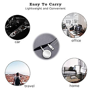 lifeegrn Update Version Smart iWatch Charger Wireless USB 6.5 ft/2 m Charging Cable for Apple Watch Series SE/8/7/6/5/4/3/2/1 & Phone 14/13/12/11/Pro/Max/XR/XS/XS Max/X&Pad Series