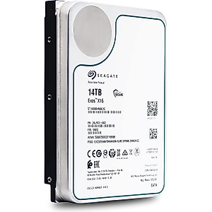 Seagate Exos X16 14TB 7200 RPM SATA 6Gb/s 256MB Cache 3.5-Inch Internal Data Center HDD Enterprise Hard Drive (ST14000NM001G) (Renewed)