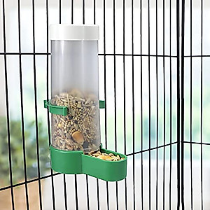 Bird Automatic Feeder Parrot Food and Water Dispenser Fountain Feeder for Bird Parrot Parakeet Conure Lovebird Cockatiel Finch Canary